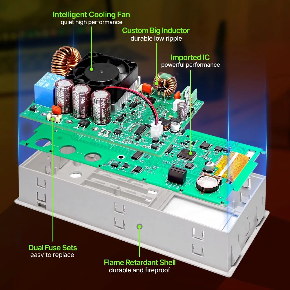 RIDEN RD6006 DC Voltage Current Step-down Stabilized Lab Power Supply ...