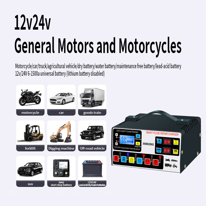 Intelligent Pulse Repair Charger Battery Charging And Repairing Machin ...
