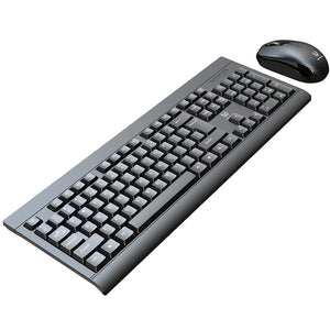 X901 2.4G Wireless Keyboard & Mouse Combo Slim Durable 1600 DPI Splash ...